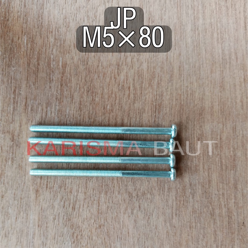 Jual Baut JP M5 x 80 ( baut JP 5x80 ) | Shopee Indonesia