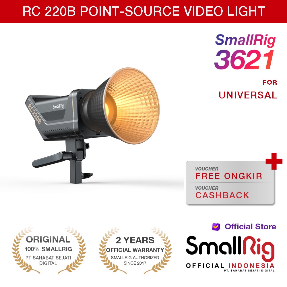 Jual SmallRig RC 220B Point-Source Video Light(European standard) 3621 ... Jual SmallRig RC 220B Point-Source Video Light(European standard) 3621 ...