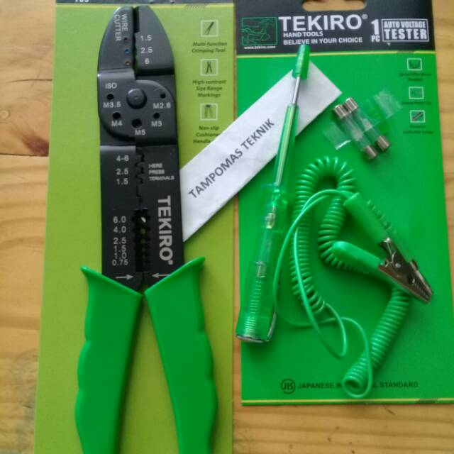 Jual Tekiro Tang Crimping Tool Tang Press Paket Tespen DC Tekiro Tespen ...
