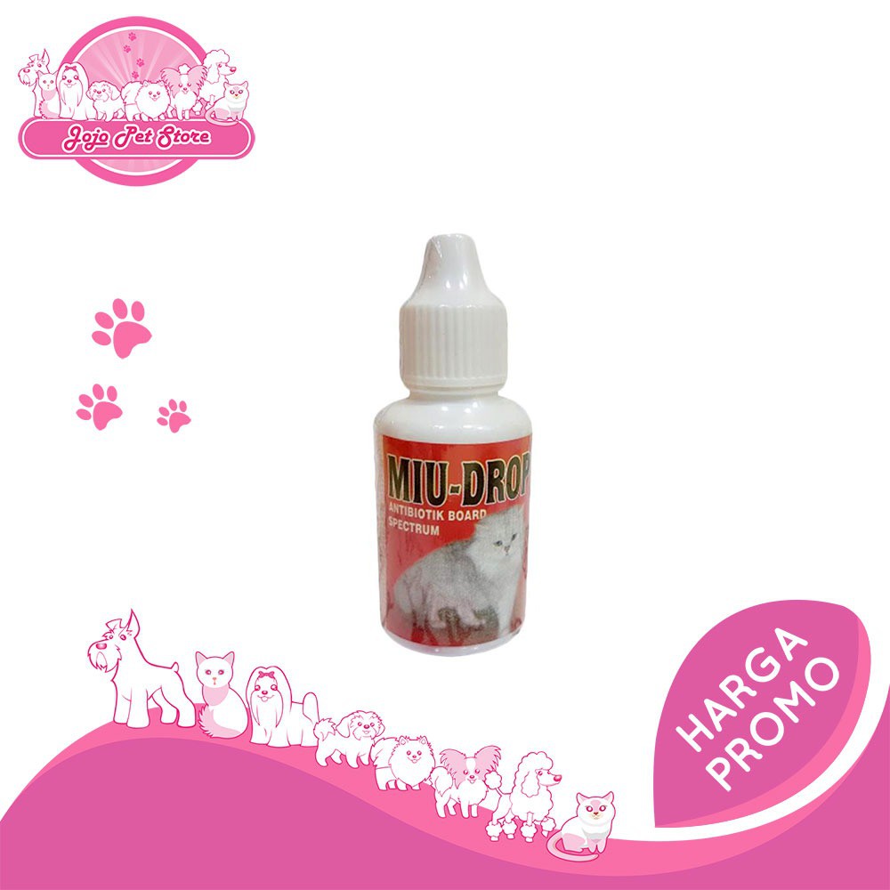 Jual Obat AntiBiotik Board Spectrum Kucing Dan Anjing - MIU DROP 30ml ...