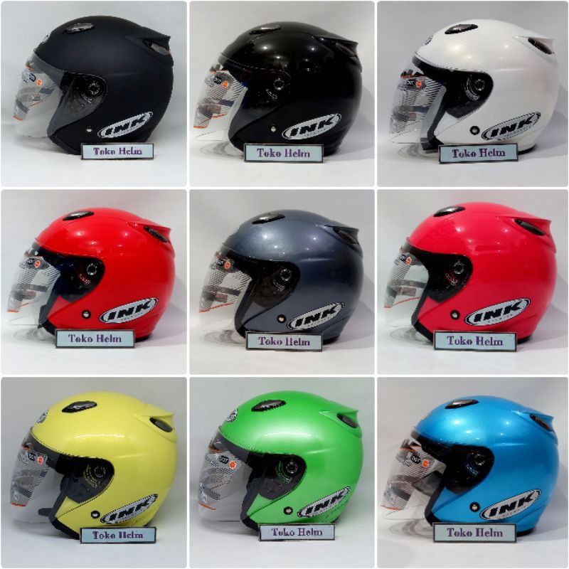 Jual helm INK Half face INK centro 100% original INK | Shopee Indonesia