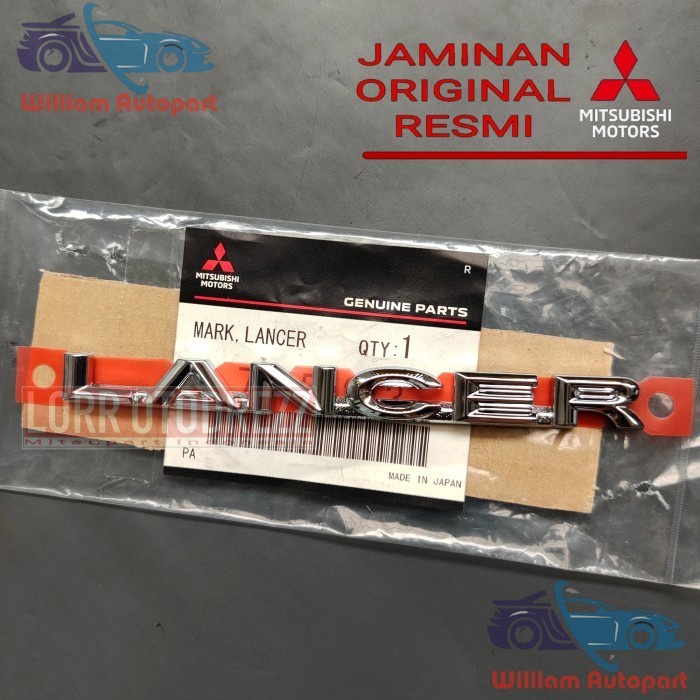 Jual Logo emblem LANCER untuk Evo 10 / EX GT Original | Shopee Indonesia