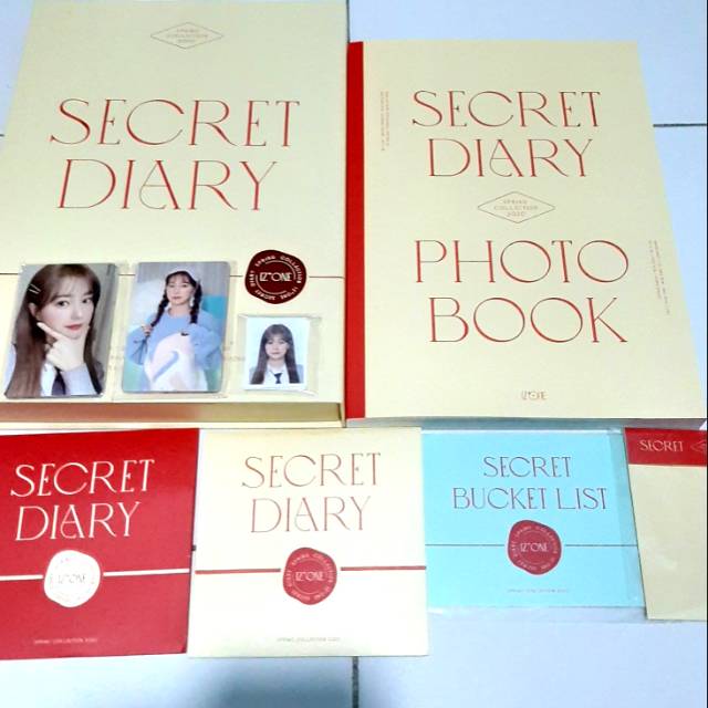 Jual [SALE! SHARING] IZ*ONE - SECRET DIARY SPRING COLLECTION PHOTOBOOK ...