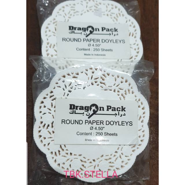 Jual ROUND PAPER DOYLEYS 4.5" WHITE (250 SHEETS) | Shopee Indonesia