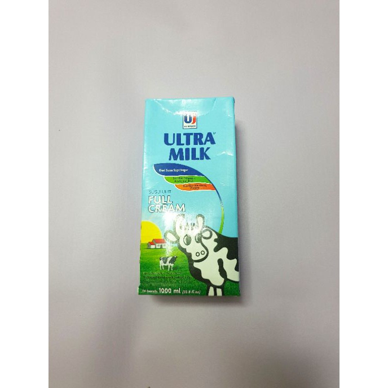 Jual Ultra Milk Susu UHT Full Cream 1 liter | Shopee Indonesia