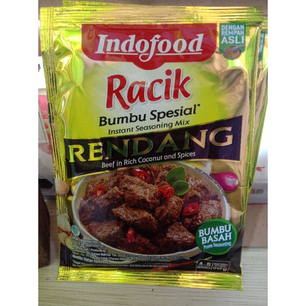 Jual Indofood Racik Bumbu Basah (Rendang, Rawon, Kare) | Shopee Indonesia