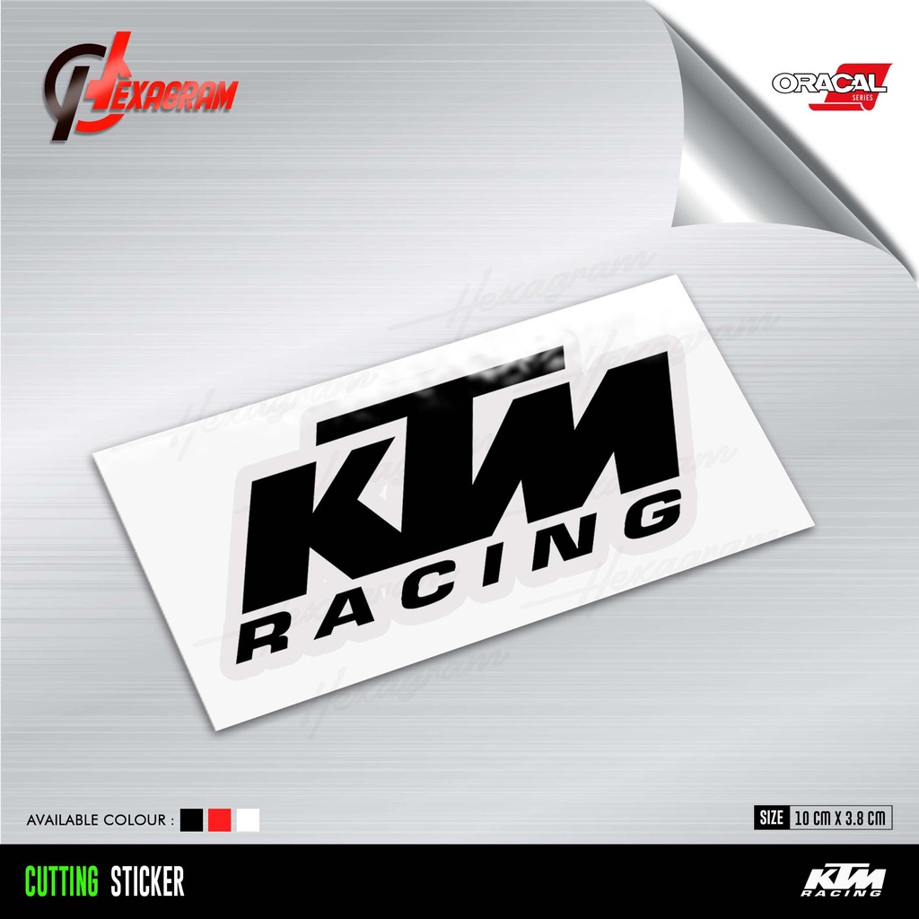 Jual Cutting Sticker KTM Racing Logo | Stiker Logo KTM Racing | KTM ...