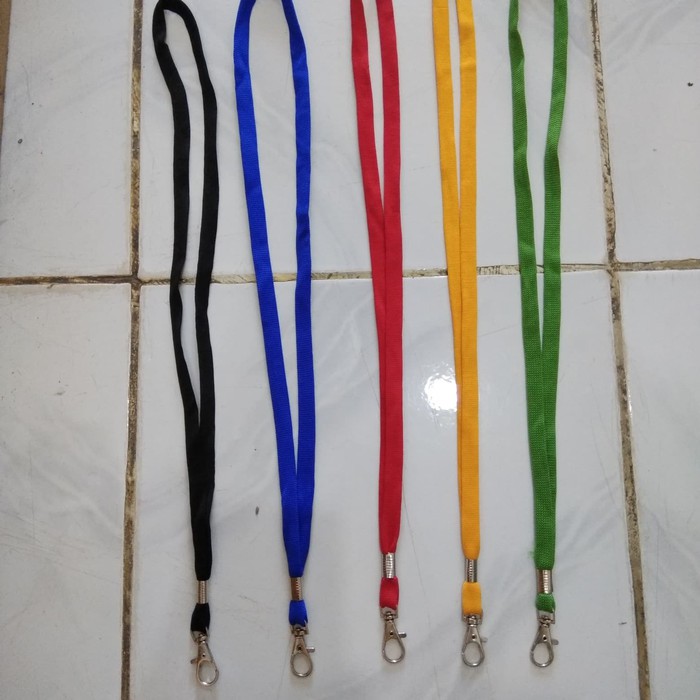 Jual Tali Gantungan ID Card Polos Warna | Shopee Indonesia