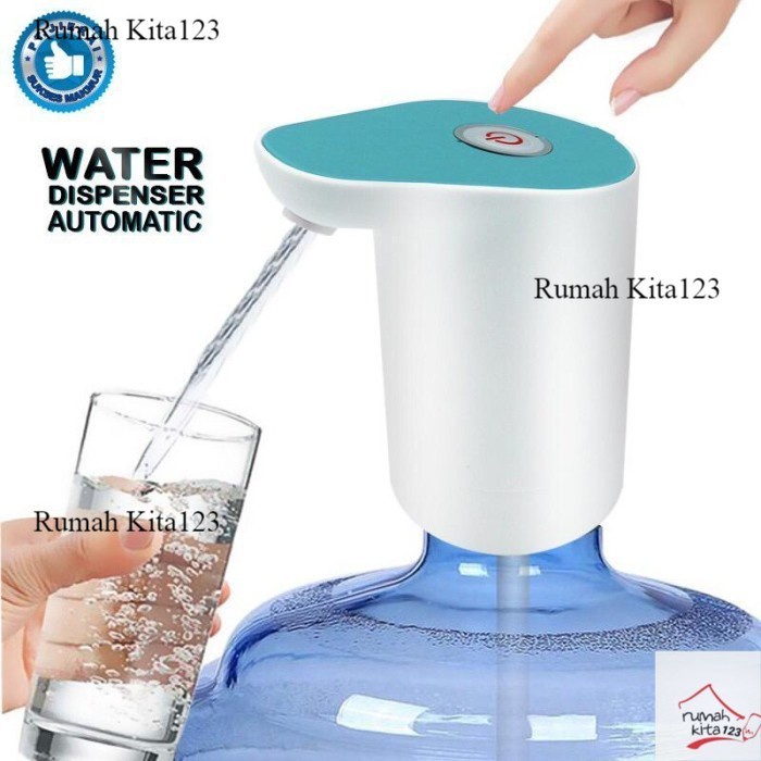 Jual Pompa Galon Elektrik LED Dispenser Air Listrik Portable Water NEW ...