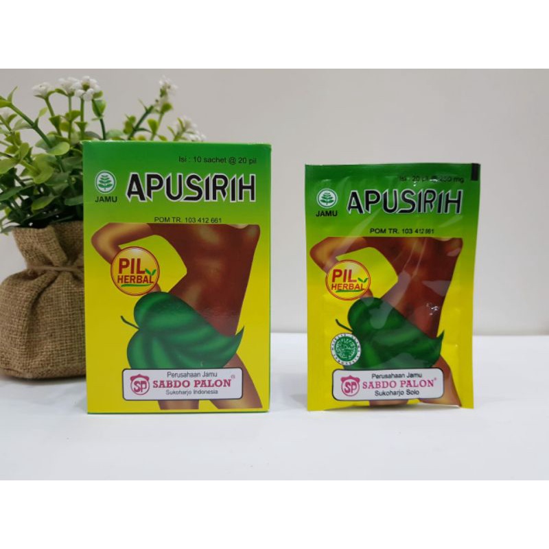 Jual Jamu Pil Apusirih Khusus Kewanitaan - Sabdo Palon (isi 10 sachet ...
