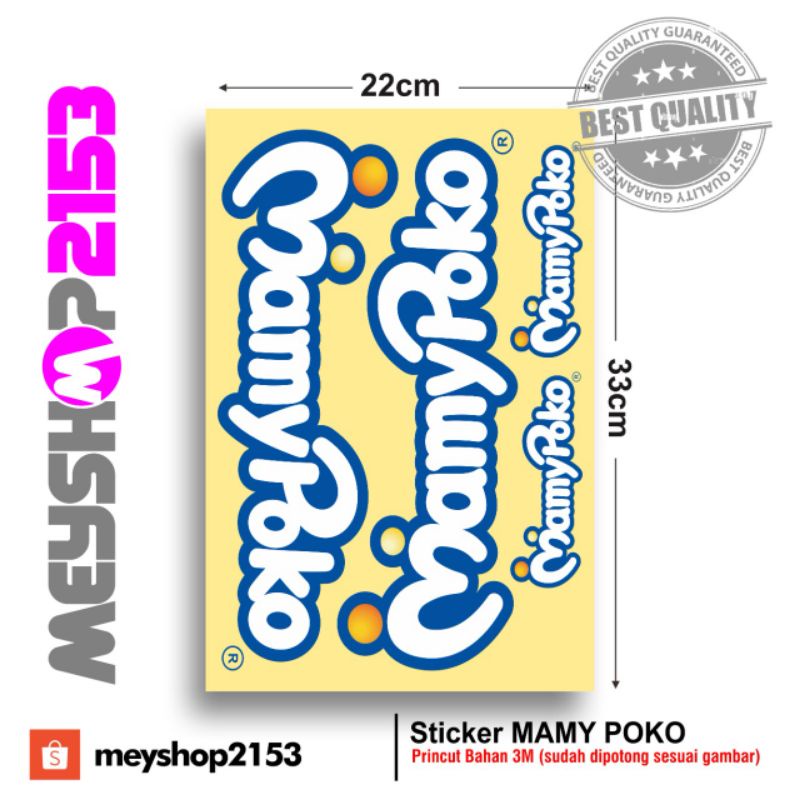 Jual sticker pack lembaran print cut stiker all type motor stiker MAMY ...