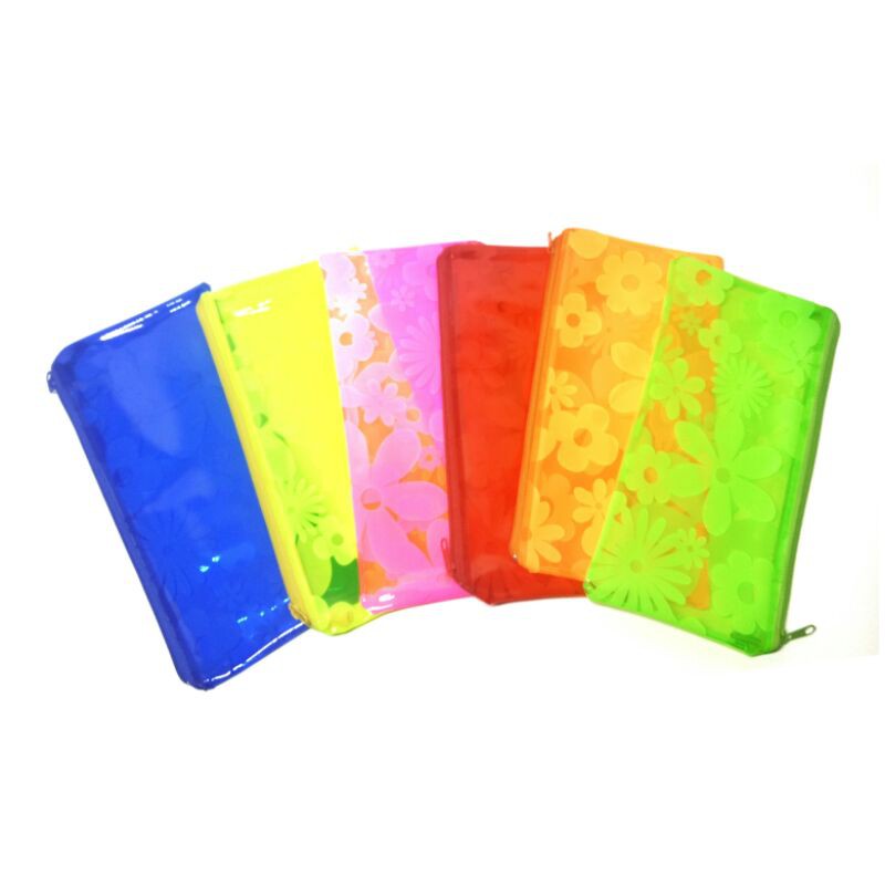 Jual pocket file pouch plastik transparan // tempat pensil file ...