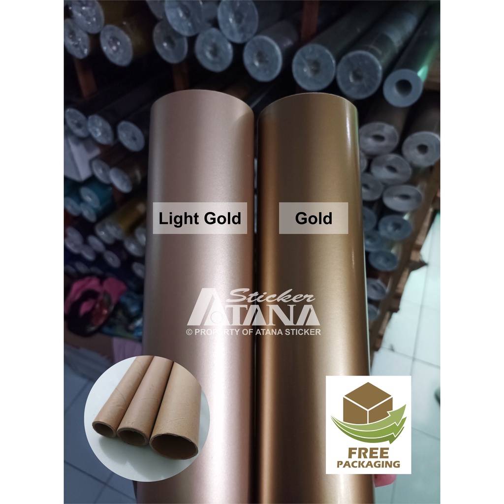 Jual Skotlet Light Gold Scotlet Rose Gold Stiker Soft Gold Sticker Emas ...