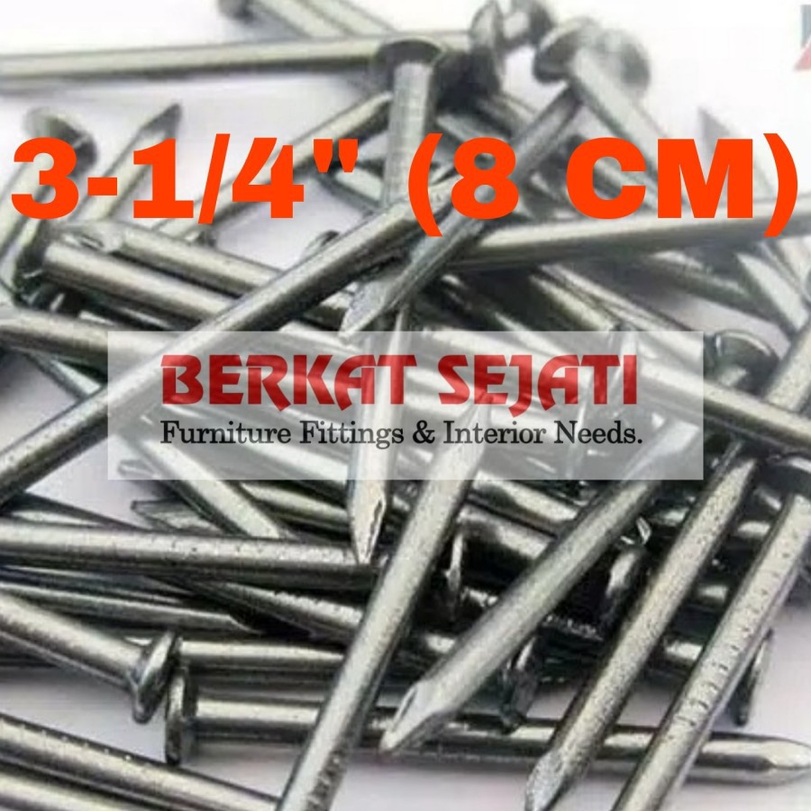 Jual Paku Triplek Triplex Kayu Curah Seri 8cm 8 - 3 1/4 " inch PER KILO ...