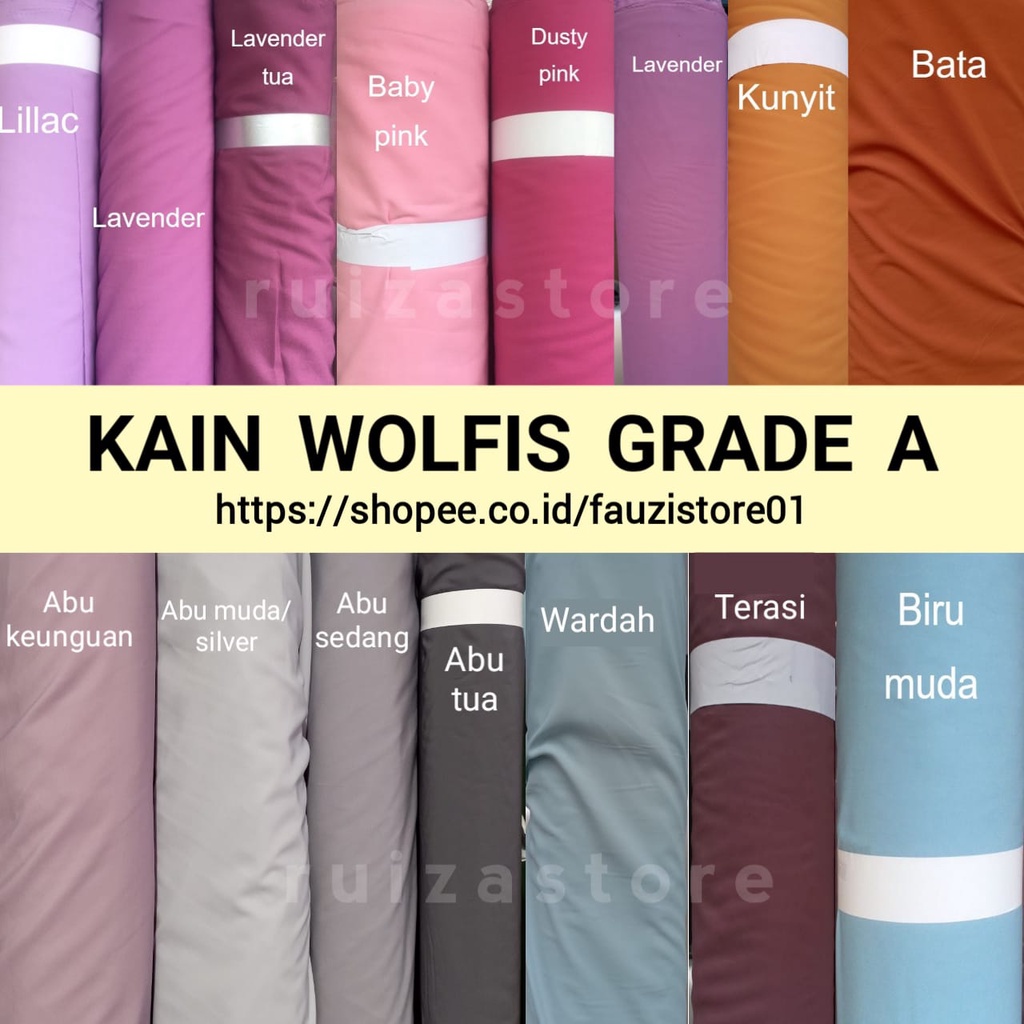 Jual Bahan Kain Wolfis 5 meter Lembut Murah / Kain Woolpeach / Kain ... Jual Bahan Kain Wolfis 5 meter Lembut Murah / Kain Woolpeach / Kain ...