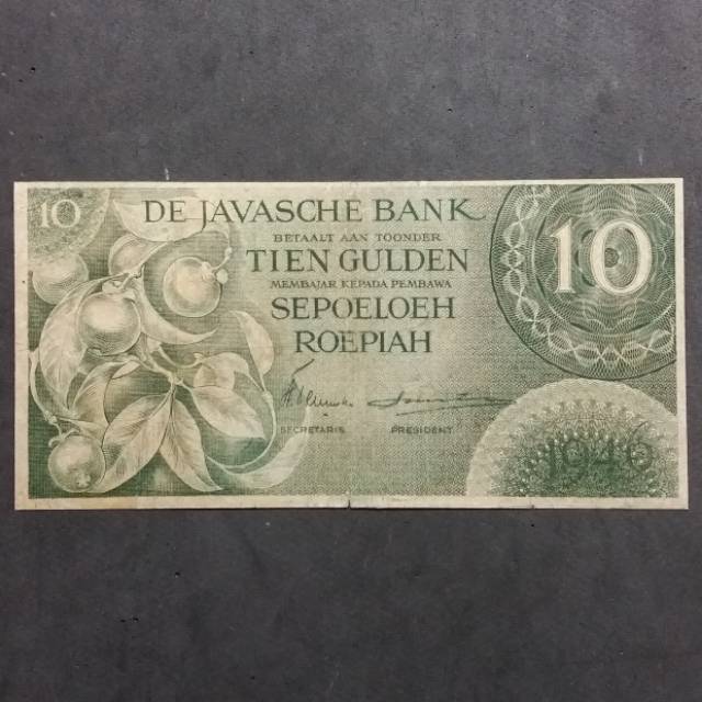 Jual UANG KUNO 10 GULDEN SERI FEDERAL TAHUN 1946 | Shopee Indonesia