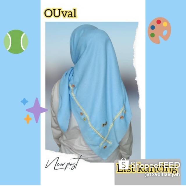 Jual Ouval by maitsa **bahan voal * | Shopee Indonesia