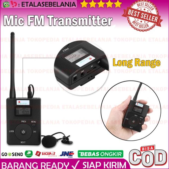 Jual MICROPHONE MIC FM TRANSMITTER LONG RANGE FOR AUDIO TOUR GUIDE ...