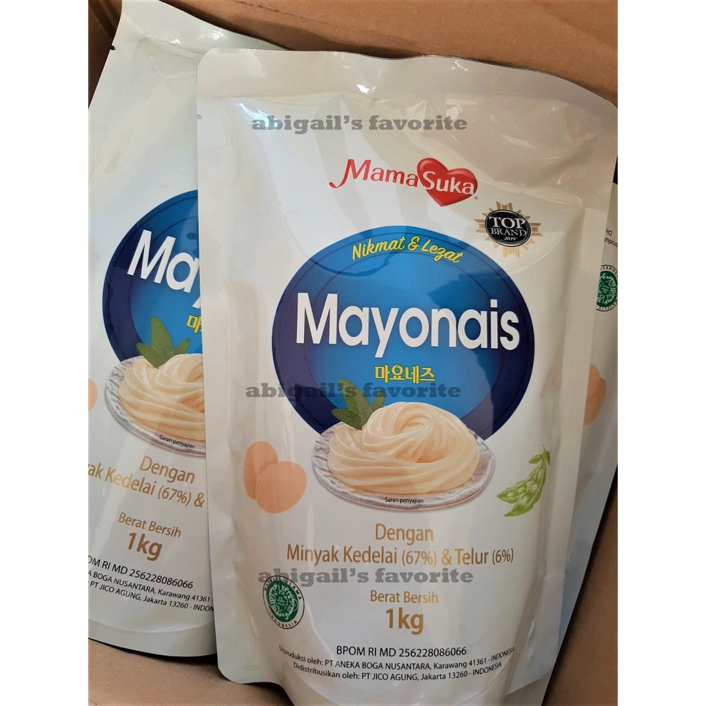 Jual Mamasuka Mayo Mayonais Mayonnaise 1 kg 1kg | Shopee Indonesia