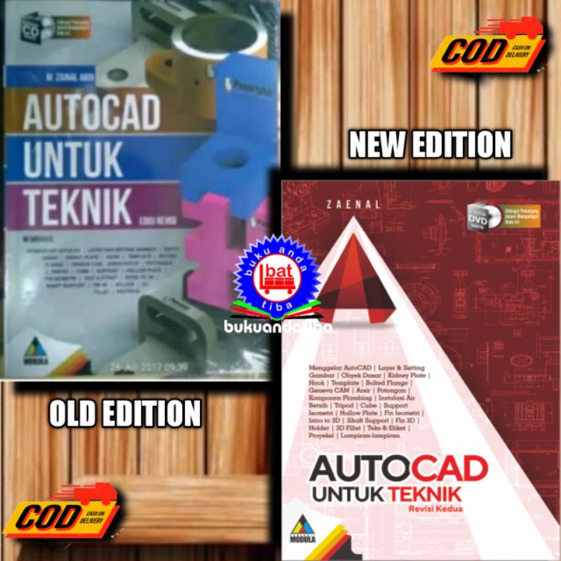 Jual BUKU AUTOCAD UNTUK TEKNIK + CD - ORIGINAL - OLD/NEW EDITION ...