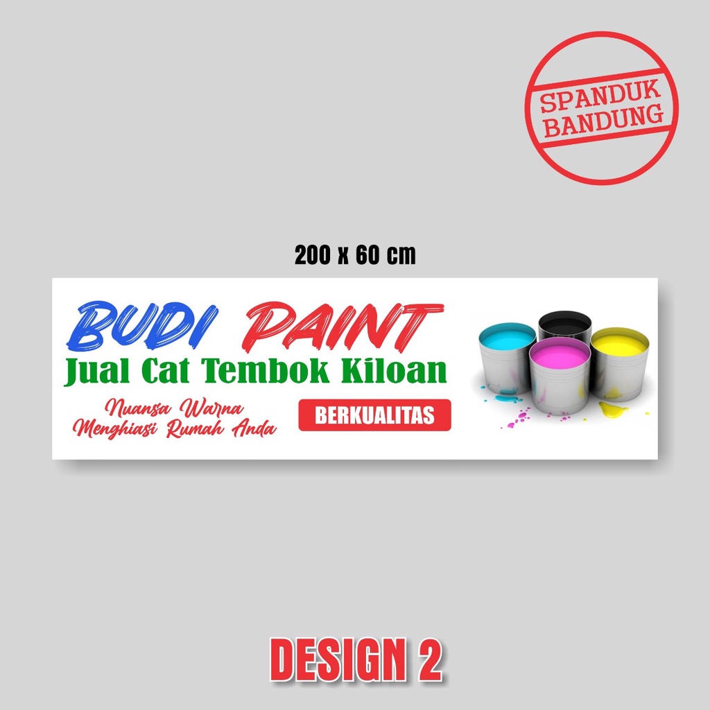 Jual spanduk CAT KILOAN / BANNER USAHA CAT KILOAN / spanduk cat kiloan ...