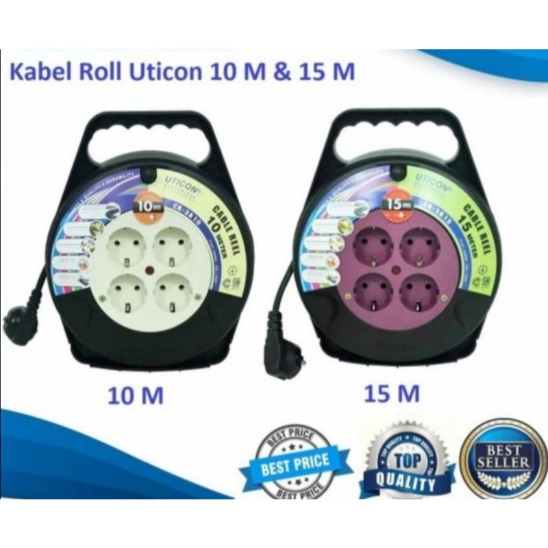 Jual Kabel Box Kabel Roll Ukuran 10Mtr Dan 15Mtr/Kabel Gulung UTICON ...