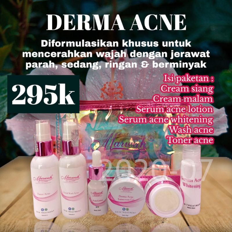 Jual PAKET DERMA ACNE SABUN 100ML FREE POUCH | Shopee Indonesia