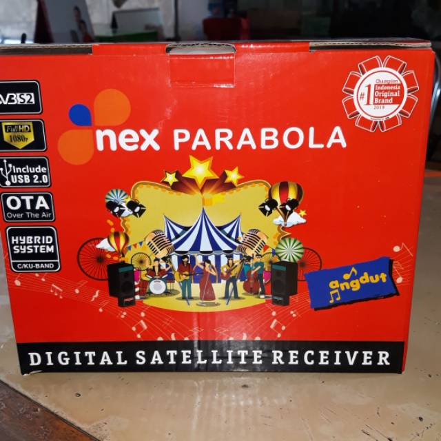 Jual NEX PARABOLA Merah/Kuning port Kabel HDMI | Shopee Indonesia