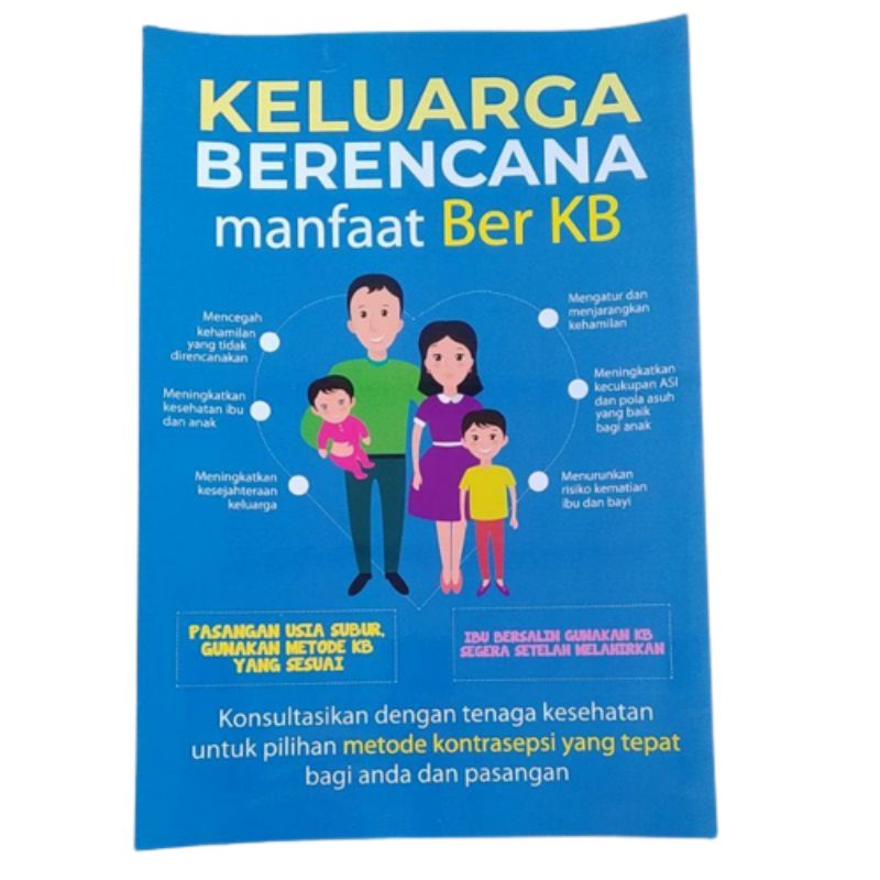 Jual Poster Keluarga Berencana Manfaat Ber Kb kode 84 | Shopee Indonesia