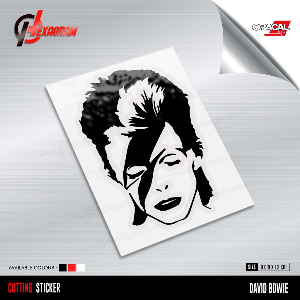 Jual Cutting Sticker David Bowie | Stiker David Bowie | David Bowie ...