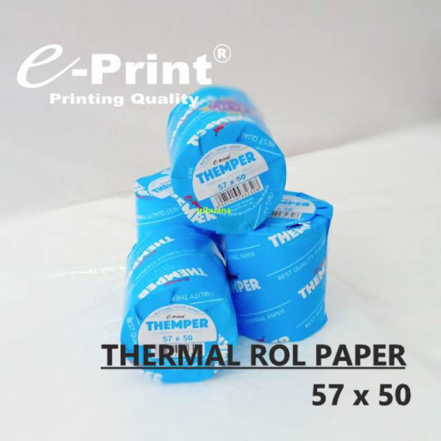 Jual Kertas Kasir 57x50 Kertas Thermal Paper E-Print 57 X 50 Mm ...