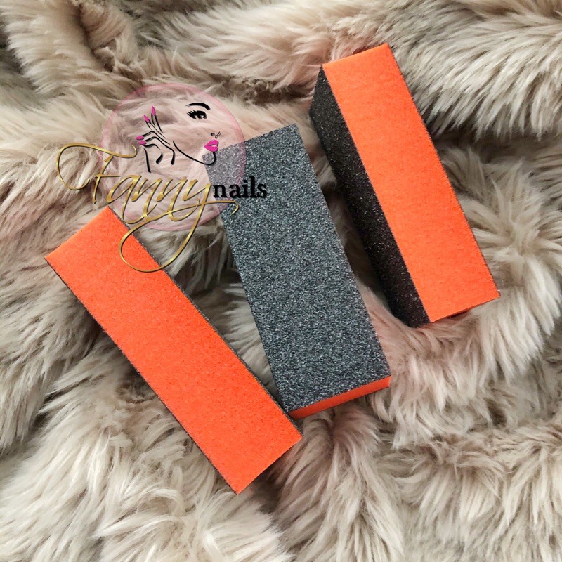 Jual Block buffer blok buffer orange black kasar / buffer balok asah ...