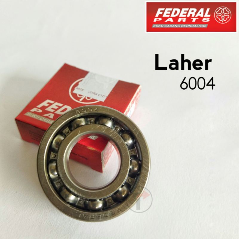 Jual Laher laker bearing ukuran 6004 ( 20x42x12)mm merk aspira & federal | Shopee Indonesia