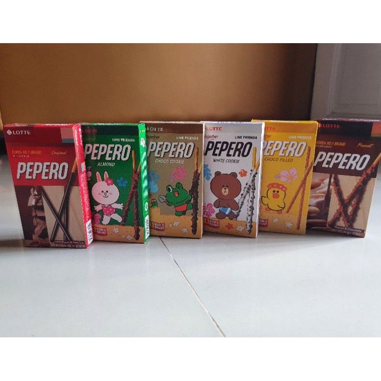 Jual Pepero KOREA Lotte coklat stik sticky chocolate 32gr | Shopee ...