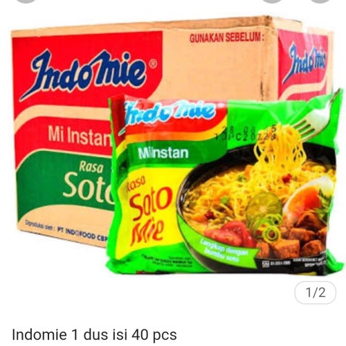 Jual INDOMIE MIE RASA SOTO MIE 70GR 1 KARTON | Shopee Indonesia