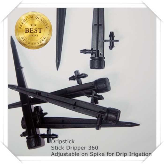 Jual Stick Dripper Shrubbler 360* Adjustable Dripp Drip Stick Putar 8 ...