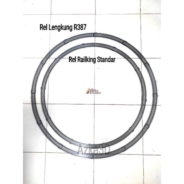 Jual Rel Lengkung Radius Besar R=38,7 cm Untuk Rel Railking. | Shopee ...
