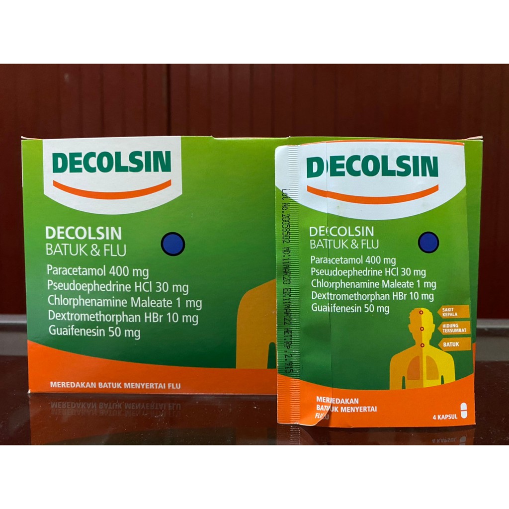 Jual Decolsin Tablet Per Box Isi 25 Strip | Shopee Indonesia