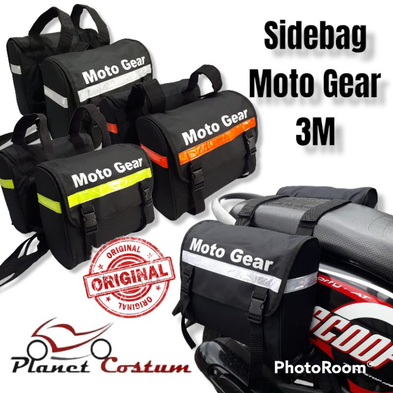 Jual TAS SAMPING MOTOR / SIDE BAG MOTOR MOTO GEAR 3M MULTIFUNGSI ...