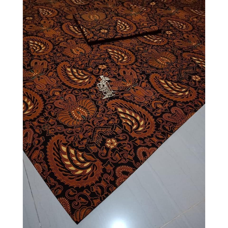 Jual Kain Batik Solo motif srikaton Jarik ( Sogan ) | Shopee Indonesia