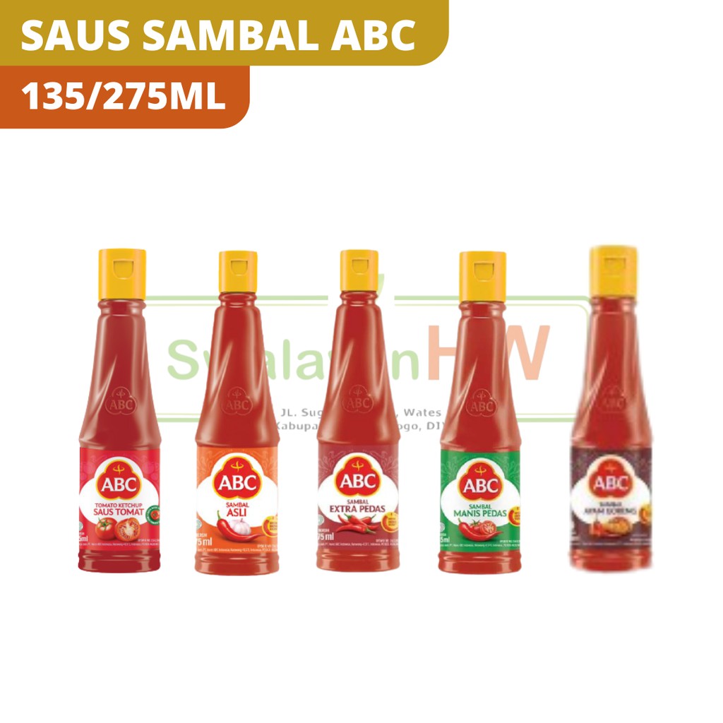 Jual SAUS SAMBAL ABC ALL VARIAN 135 ML | Shopee Indonesia