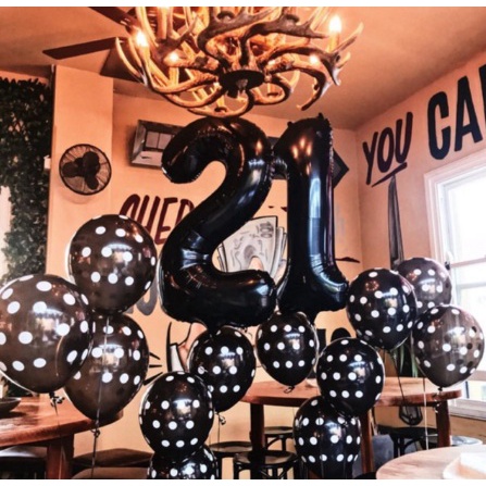 Jual Foil Angka Jumbo Hitam 80 CM | Shopee Indonesia