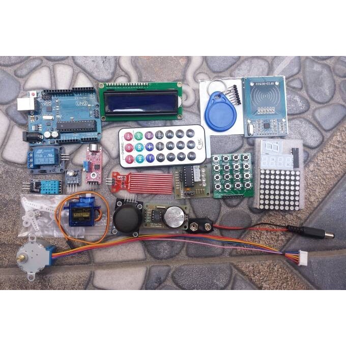 Jual Arduino Uno R3 RFID Learning Kit PAKET LENGKAP UNO R3 RFID Learning | Shopee Indonesia