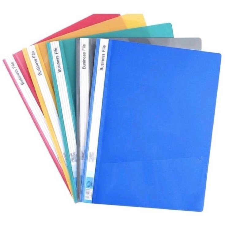 Jual Business File / Map Plastik ukuran F4 (4 pcs / 4 warna) | Shopee ...