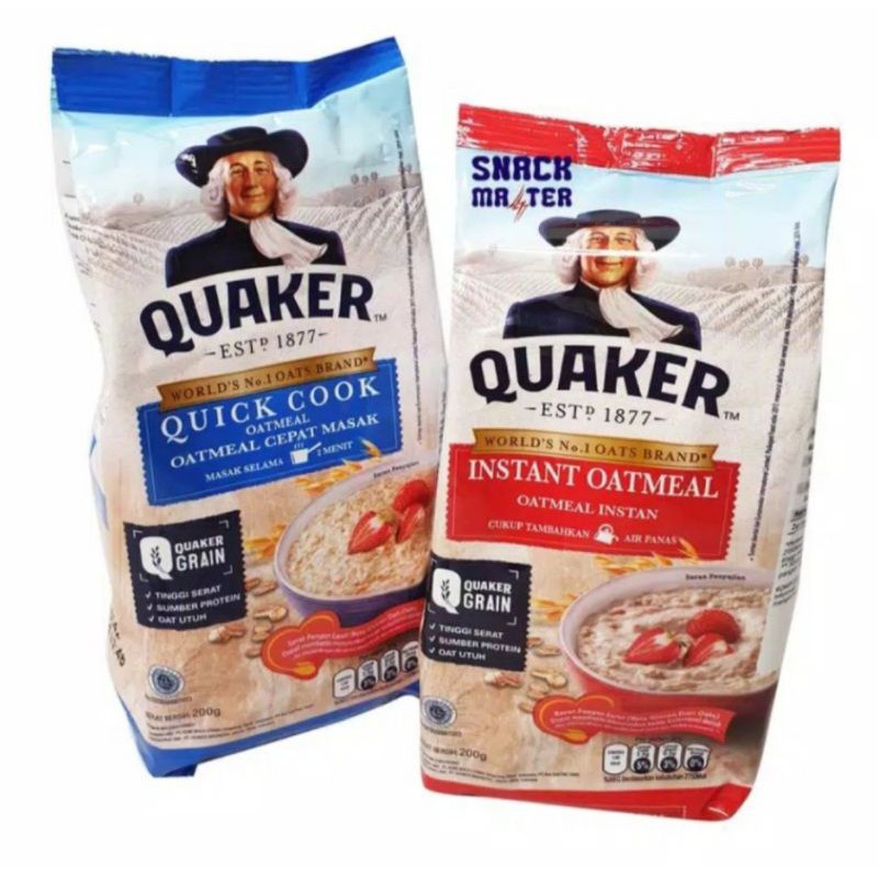 Jual Quaker instan Oatmeal (800gram) Havermut / oat / Cereal / Sereal ...