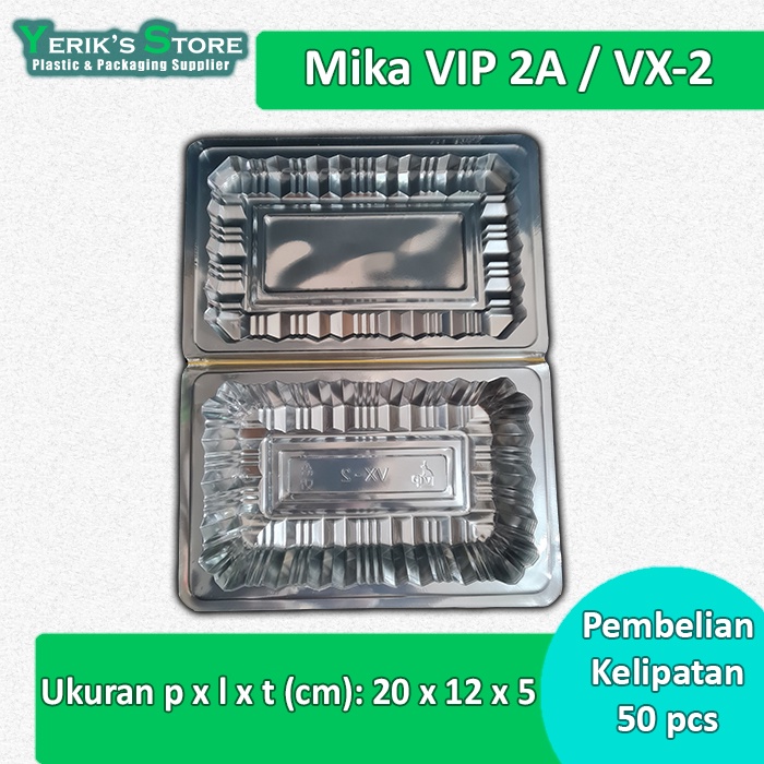 Jual Mika 2A VIP Isi 50 pcs/bks MIKA VIP VX-2 MIKA PLASTIK 2A MIKA A2 ...