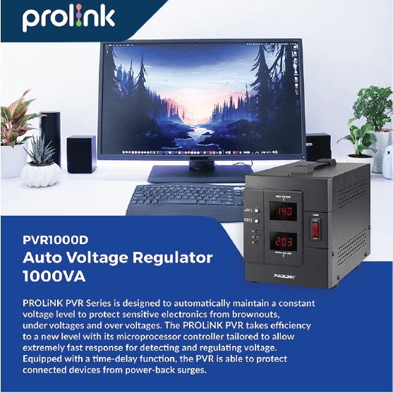 Jual Prolink Stabilizer 1000VA Automatic Voltage Regulator l AVR l ...