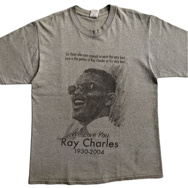 Jual KAOS BAND PENYANYI VINTAGE RAY CHARLES ORIGINAL SECOND BRANDED ...