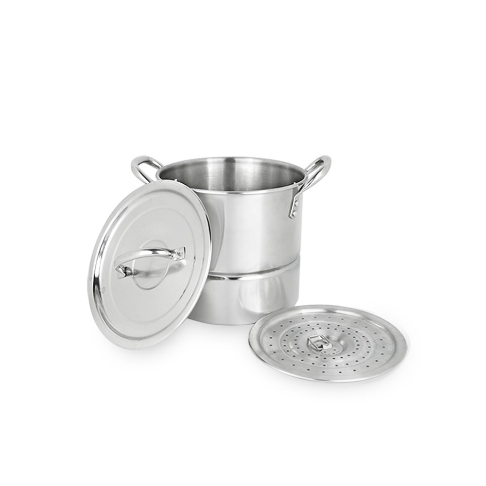 Jual Stock Pot + Steamer Stainless Steel 22cm ,HST122 Golden Flying ...