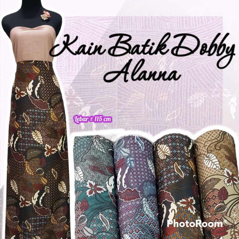Jual Bahan Kain Batik Dobby Allana kain batik dobi doby halus lembut ...